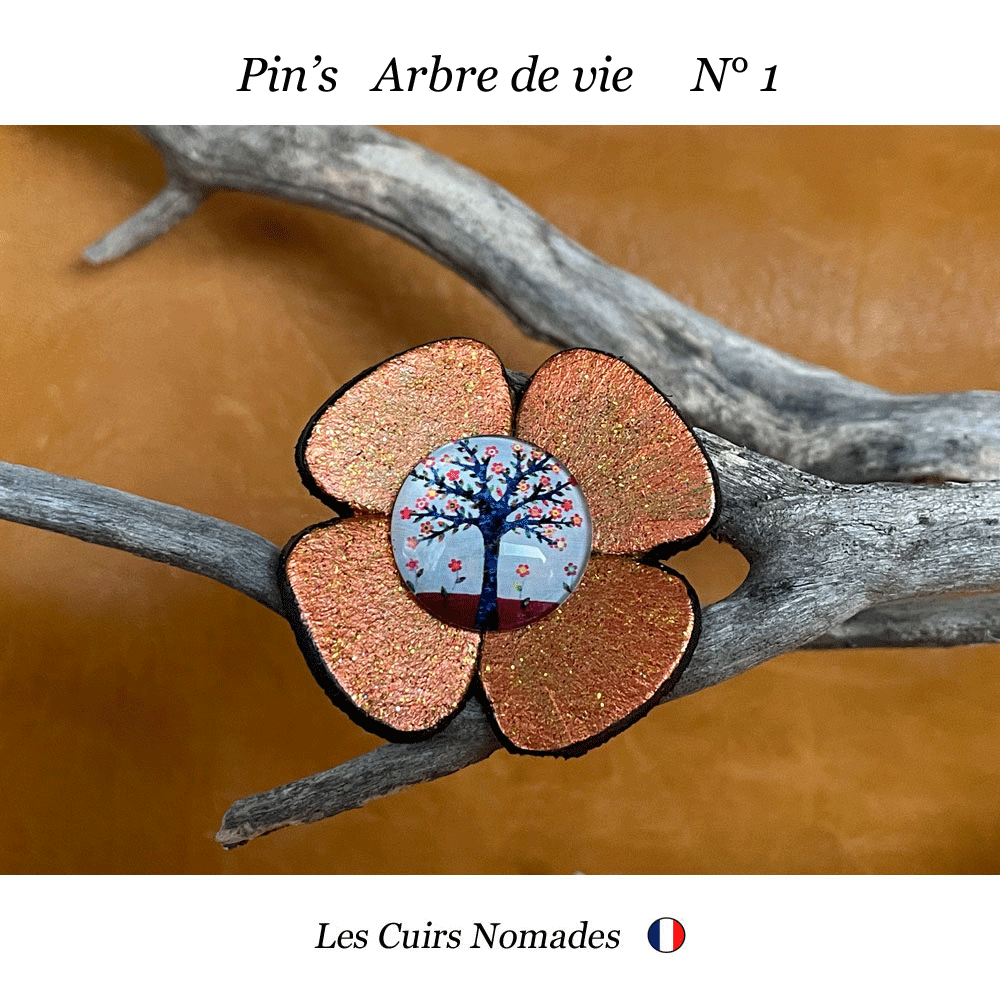 Pin's Arbre de Vie les petits Porte-Bonheurs 🇫🇷 - Les Cuirs Nomades ...